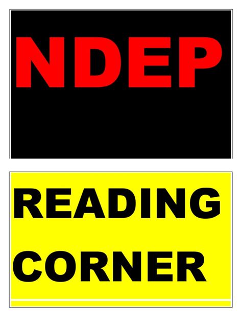 Ndep Corner Pdf