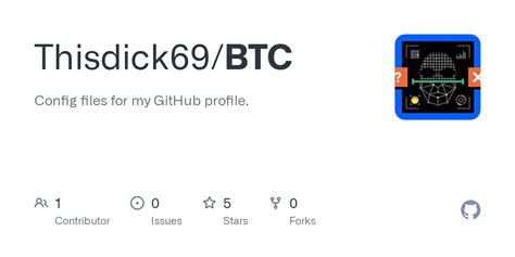 Github Thisdick69btc Config Files For My Github Profile