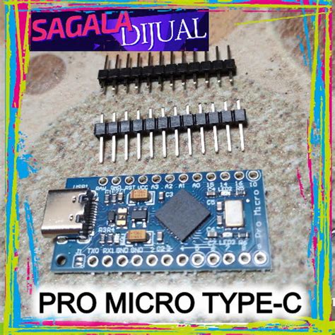 Jual Arduino Pro Micro Type C Atmega32u4 Module 5v 16mhz Kota Bandung Sagaladijual Bandung