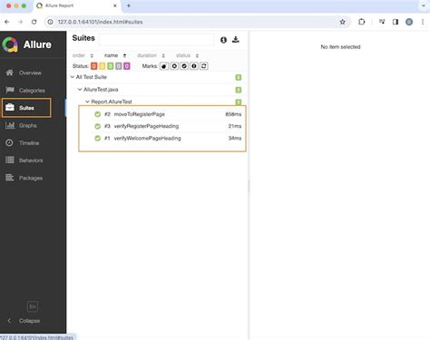 Selenium Allure Reporting