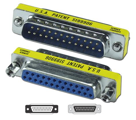 PSDB25 DB25 Male To Female PortSaver For Parallel Serial SCSI Port