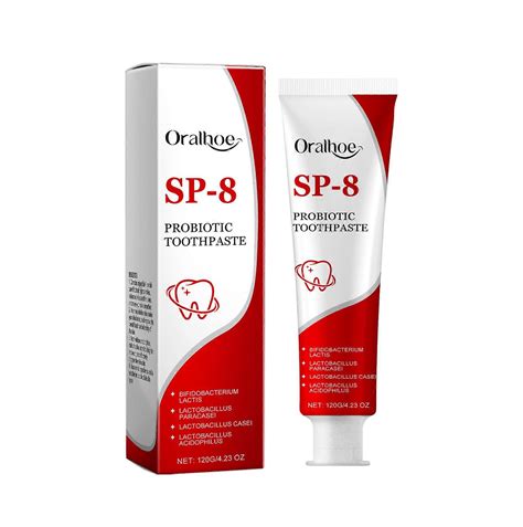 Sp 8 Whitening Toothpaste Sp 8 Toothpaste Sp 8 Probiotic Toothpaste Sp8 Probiotic Brightening