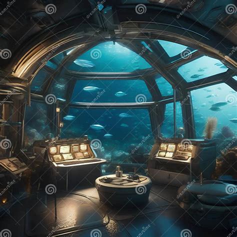 A Computer Generated Visualization Of A Future Underwater Research