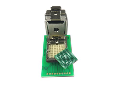 Stamped Spring Pin Bga Socket For Nxp Mcus Ironwood Electronics