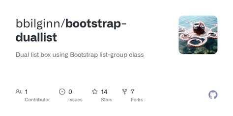 GitHub Bbilginn Bootstrap Duallist Dual List Box Using Bootstrap List Group Class