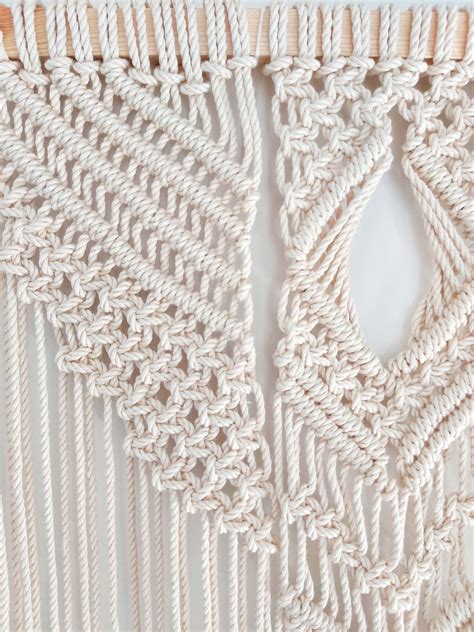 Macrame Pattern PDF Step By Step Macrame Tutorial Beginner Etsy