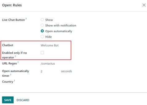 Chatbots Odoo 16 0 Documentation