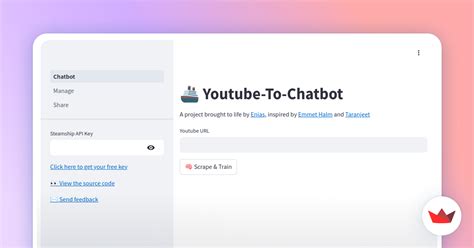 Youtube To Chatbot