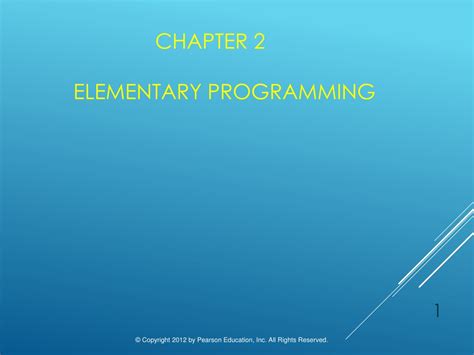 ppt elementary programming learning basic steps to write programs