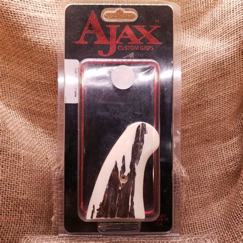 Colt Python I Frame Staglite Poly Ajax Custom Grips New Old Stock