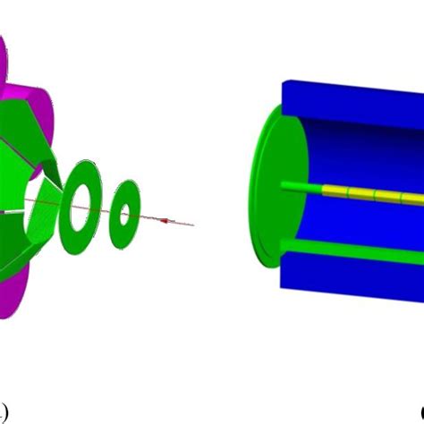 A Schematic Setup Of The Sand Charged Particle Array Green In