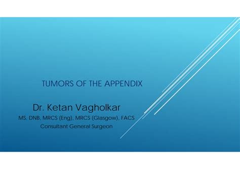 Tumors Of The Appendix Pdf