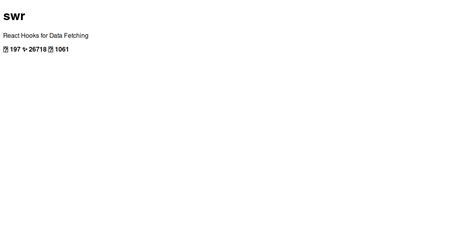 Swr Ssr Codesandbox Swr Ssr Codesandbox