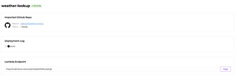 Github Flows Network Weather Lookup