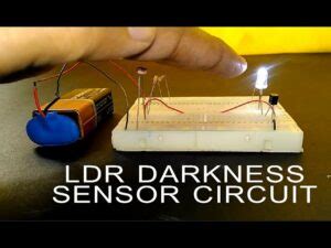LDR Darkness Sensor Circuit Electric DIY Lab
