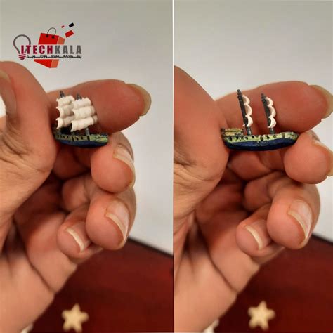 اشکال سه بعدی کشتی 2 بادبان Itechkala