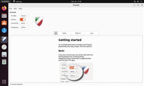 Enable Or Disable Firewall On Ubuntu Or