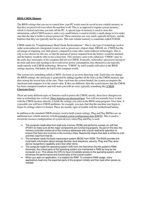 Pdf Bios Cmos Memory Dokumen Tips