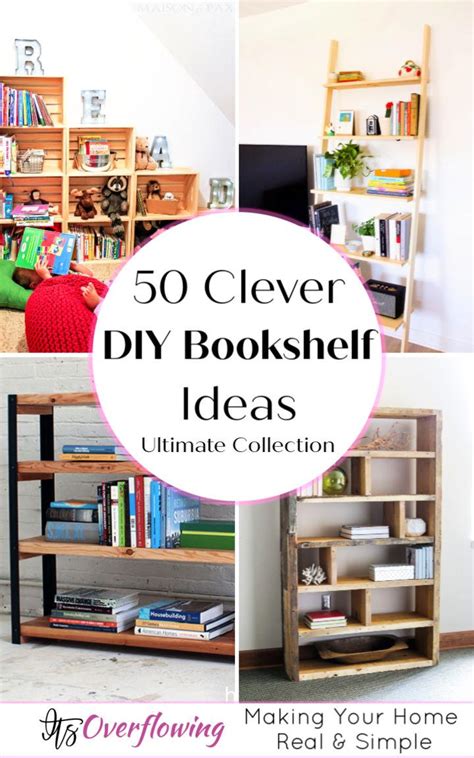 50 Clever Diy Bookshelf Ideas To Organize Your Books