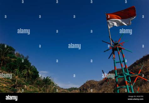 The Flag Of Indonesia Sang Saka Merah Putih Has Two Colors Red Top And White Bottom It