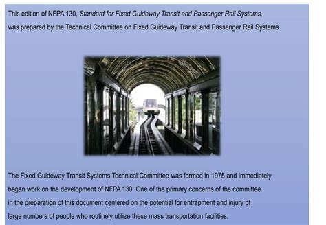 Nfpa Fixed Guideway Transit And Passenger Rail Systems Pptx