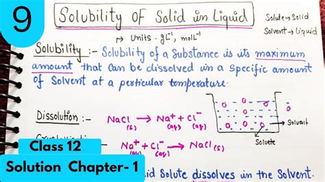 What Is Solubility Of Solid In Liquid At Hugh Frank Blog