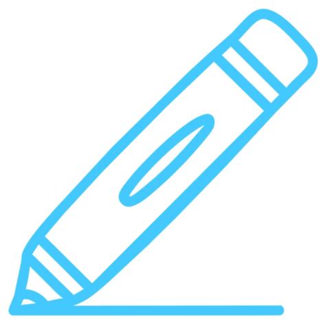 Premium Vector Green Crayon Icon Outline