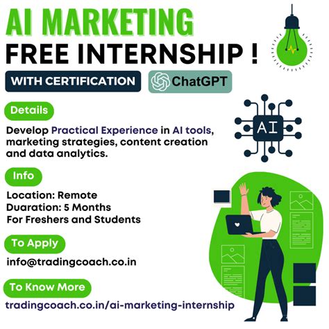 ai marketing internship opportunity trading coach learn price