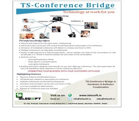 Conference Bridge At Best Price In New Delhi By Excel Communication Id 2852644365362