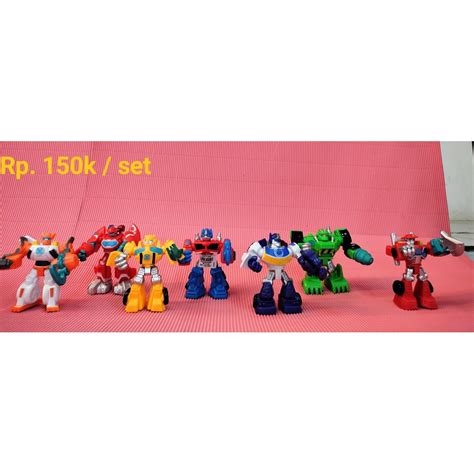 Jual Popular Action Figures Mini Transformers Robot Action Figures Series Set Shopee Indonesia