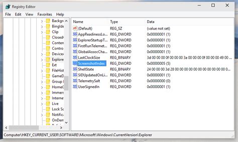 How To Reset Screenshot Index Number In Windows