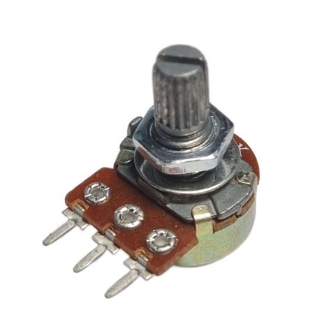 Linear Rotary Potentiometer Breadboard Friendly 100k Ohm Zaitronics