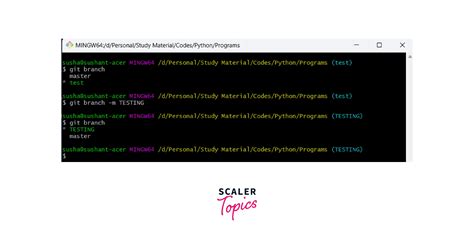 Introduction To Git Branches Scaler Topics