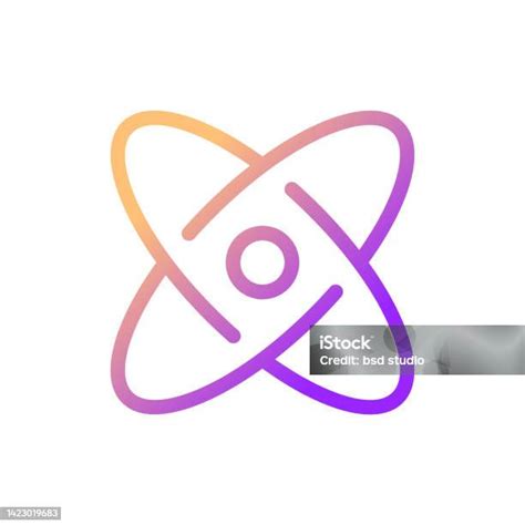 Science Pixel Perfect Gradient Linear Ui Icon Stock Illustration Download Image Now Atom