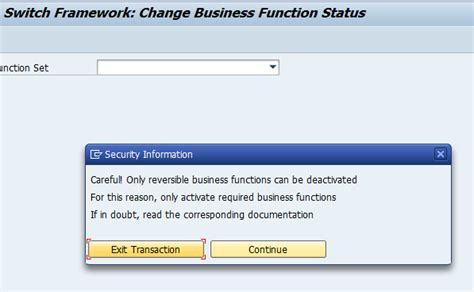 How To Activate Business Function Sap Sap Basis 1 Solution