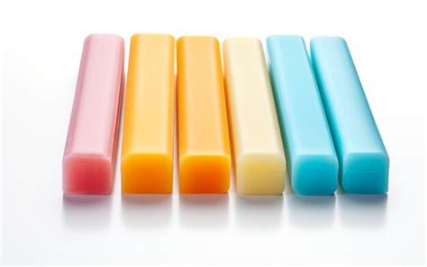 Premium Photo Row Of Different Colored Bars Of Soap