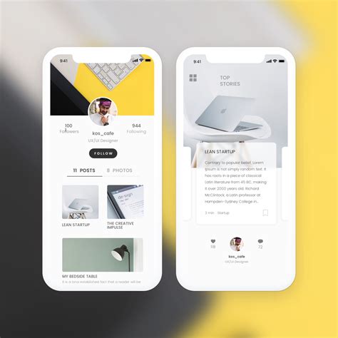 Blog App Design On Behance