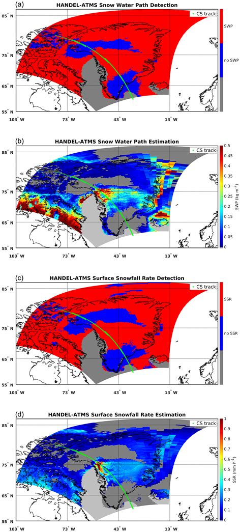 Amt The High Latitude Snowfall Detection And Estimation Algorithm For