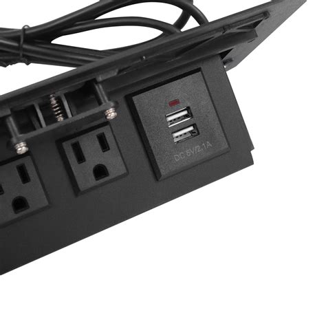 Aluminum Alloy Desktop Pop Up Power Socket With Usb Ports Xtreamshop