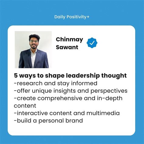 Chinmay Sawant On Linkedin What Are Your Thoughts On This