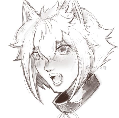 Quick Gorou Sketch Genshin Impact HoYoLAB