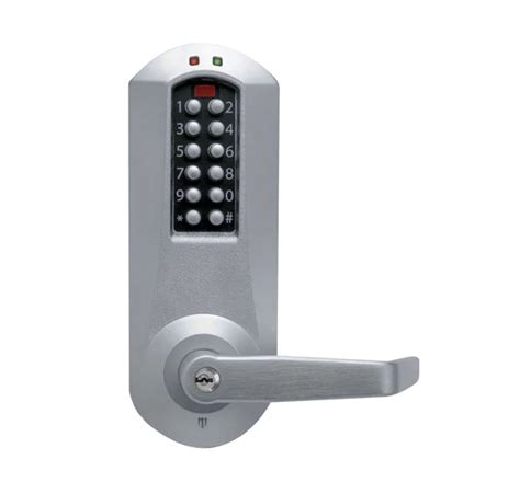 Dormakaba E Plex E5266 Electronic Pushbutton Mortise Lock No Deadbolt