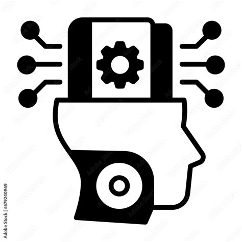 Neuromorphic Engineering Concept Biological Brains Installation Vector