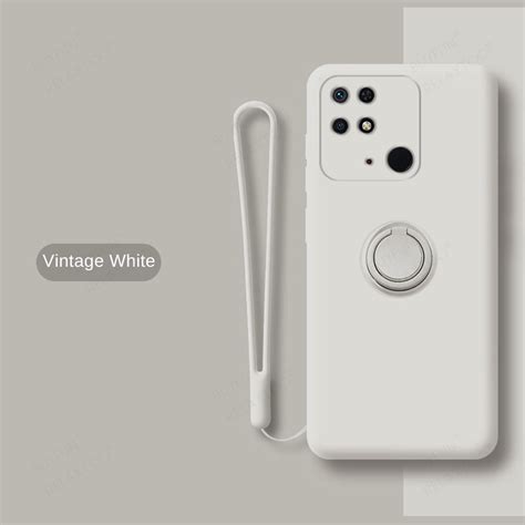 For Xiaomi Redmi 10c Case Plain Liquid Silicone Coque Redmi10c Redme 10