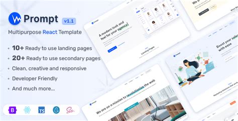 Prompt Modern And Multipurpose React Template By Coderthemes Themeforest