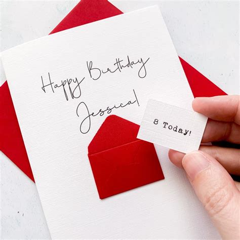 Th Birthday Card Year Old Personalised Any Name Etsy