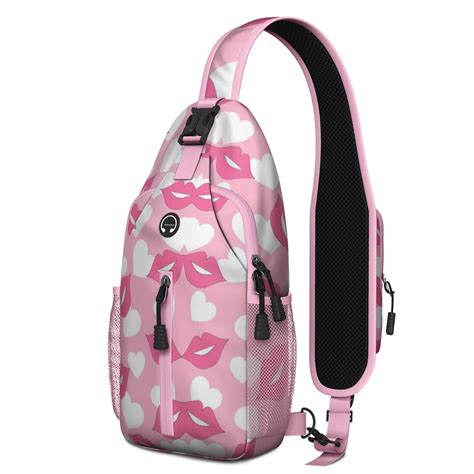 Colorful Pop Art Sling Bag Lightweight Crossbody Daypack With Artistic