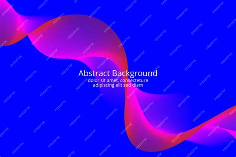 Premium Vector Vector Smoke Dynamic Wave Line Abstract Curved Background Banners Pattern