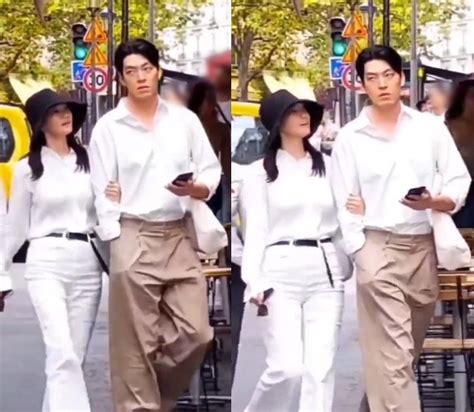 흰색 커플룩 입은 신민아♥김우빈 파리 데이트 현장 Snsfeed 제휴콘텐츠 제공 실시간 핫이슈