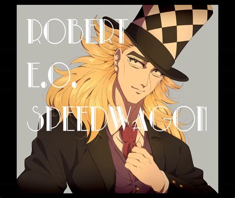 Robert E O Speedwagon Jojo No Kimyou Na Bouken And More Drawn By Siniy Danbooru